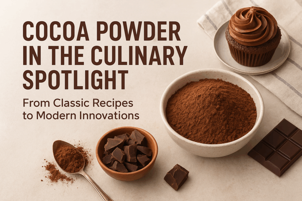 cocoa powder in the Culinary Spotlight-Classic & Modern Uses